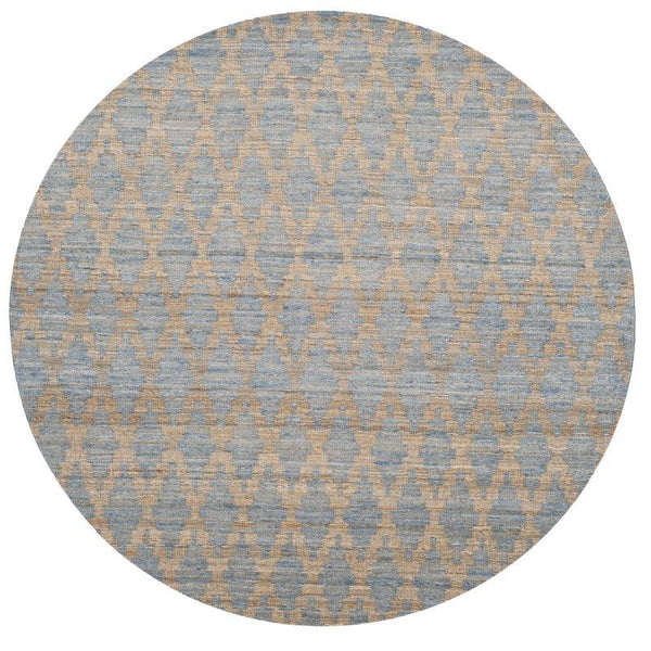 Hand-Braided 6 ft X 6 ft Round Rug for Living Room & Bedroom Area